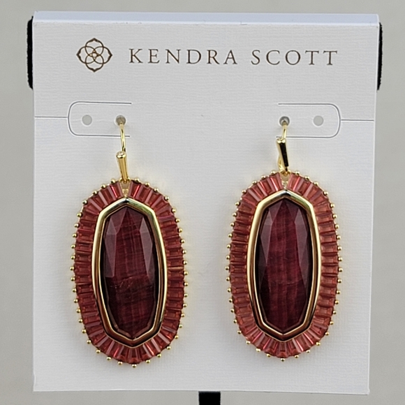 Red Kendra Scott Earrings